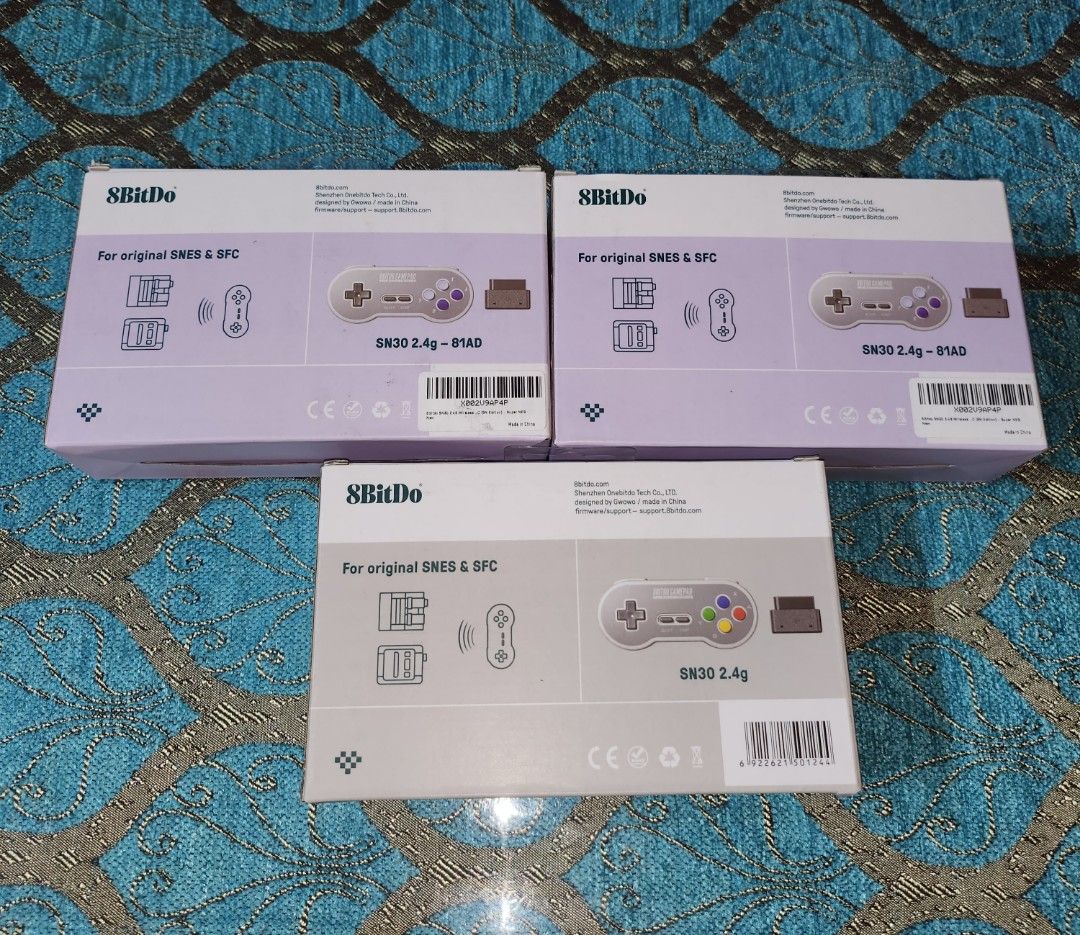 8bitDo Super Nintendo Entertainment System SNES SN30 2.4g Wireless ...