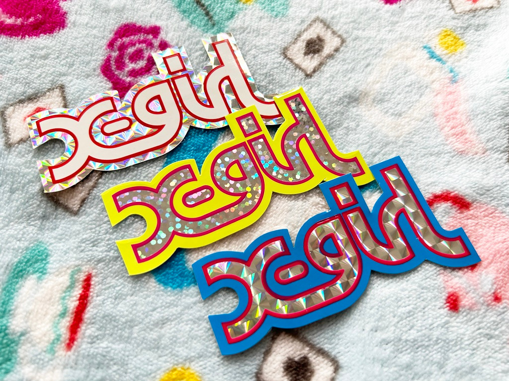 日本版 - X-GIRL XG Logo Sticker set 貼紙 貼子 (DIY 2次創作 DECO), 興趣及遊戲, 手作＆自家設計 ...