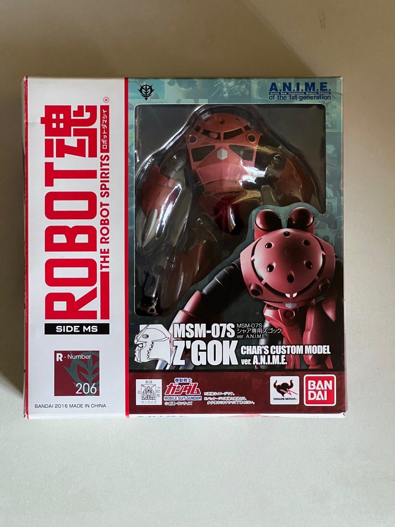 日版 Robot魂 MSM-07S Z’GOK Char custom model 馬沙專用 紅魔蟹 紅蟹 Robot Spirits R ...