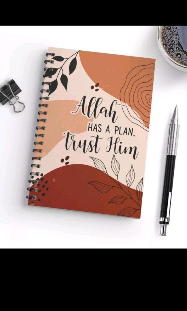 A5 Islamic quotes Notebook preorder, Hobbies & Toys, Stationery & Craft ...