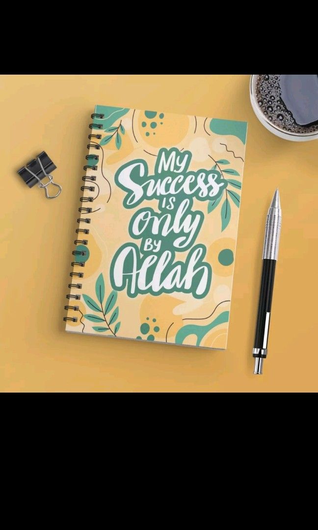 A5 Islamic quotes Notebook preorder, Hobbies & Toys, Stationery & Craft ...