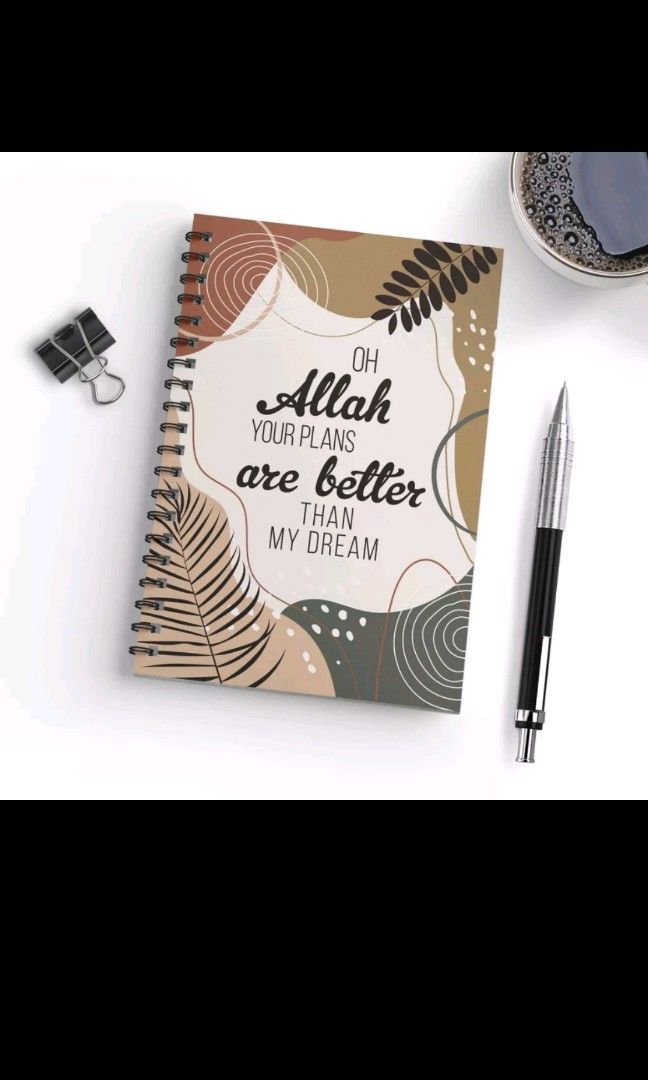 A5 Islamic quotes Notebook preorder, Hobbies & Toys, Stationery & Craft ...