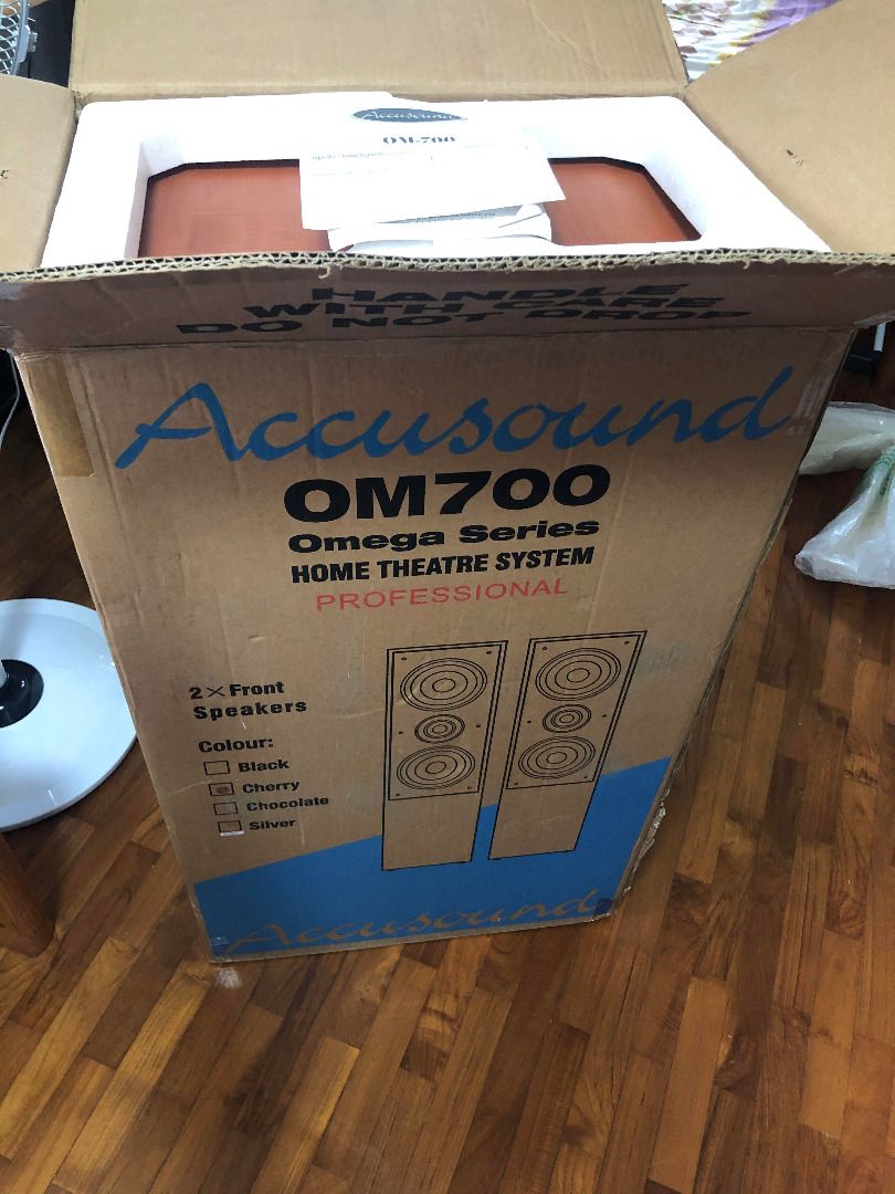 Accusound OM-700 Floorstanding Speaker (1 pair), Audio, Soundbars ...
