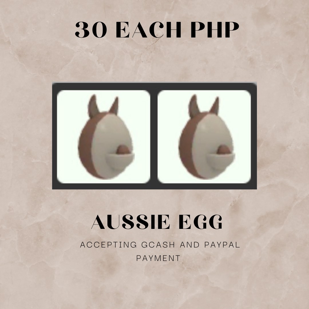 Adopt Me Egg | Aussie Egg ( Untouched) on Carousell