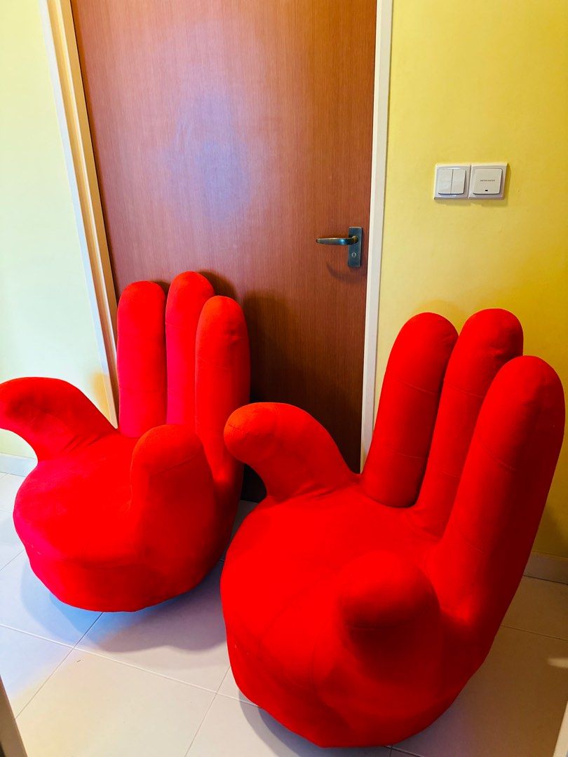 Adult Five Finger Sofa A Pair, Furniture & Home Living, Furniture ...