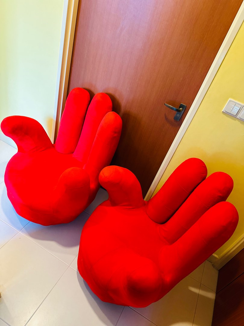 Adult Five Finger Sofa A Pair, Furniture & Home Living, Furniture ...