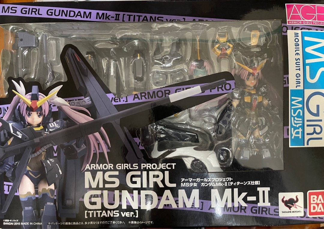 AGP MS少女 MS GIRL GUNDAM MK-II 高達 泰坦斯配色, 興趣及遊戲, 玩具 & 遊戲類 - Carousell