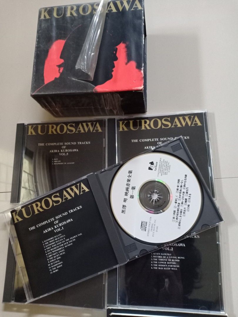 Akira Kurosawa 5 Cd Box Set Hobbies And Toys Music And Media Cds And Dvds On Carousell