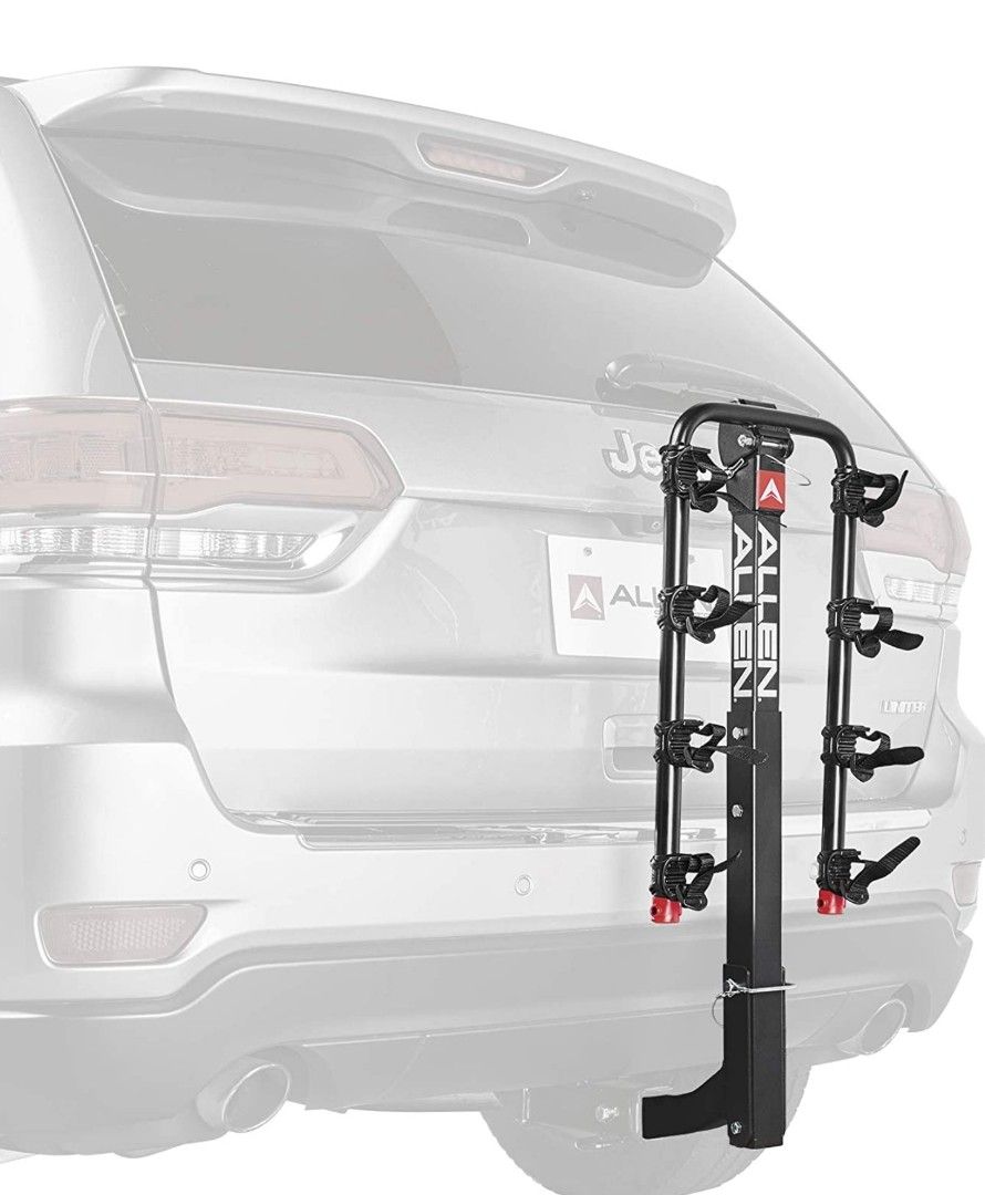 Allen Sports Deluxe 4-Bike Hitch Mount Rack with 2-Inch Receiver ...