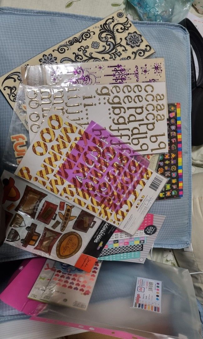 Alphabet Numbers scrapbook, Hobbies & Toys, Stationery & Craft ...