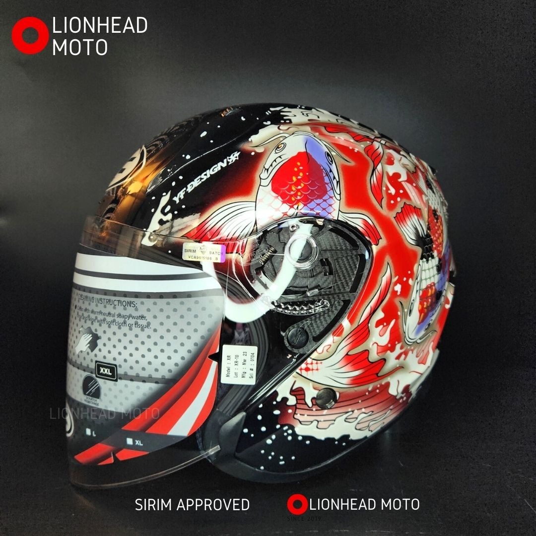 ARC XR KOI MOTORCYCLE HELMET FREE DELIVERY, Motorcycles, Motorcycle ...