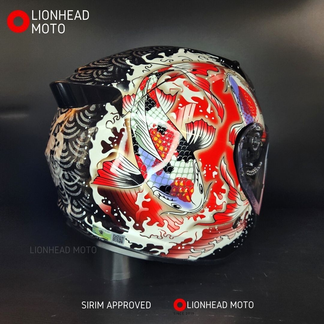 ARC XR KOI MOTORCYCLE HELMET FREE DELIVERY, Motorcycles, Motorcycle ...