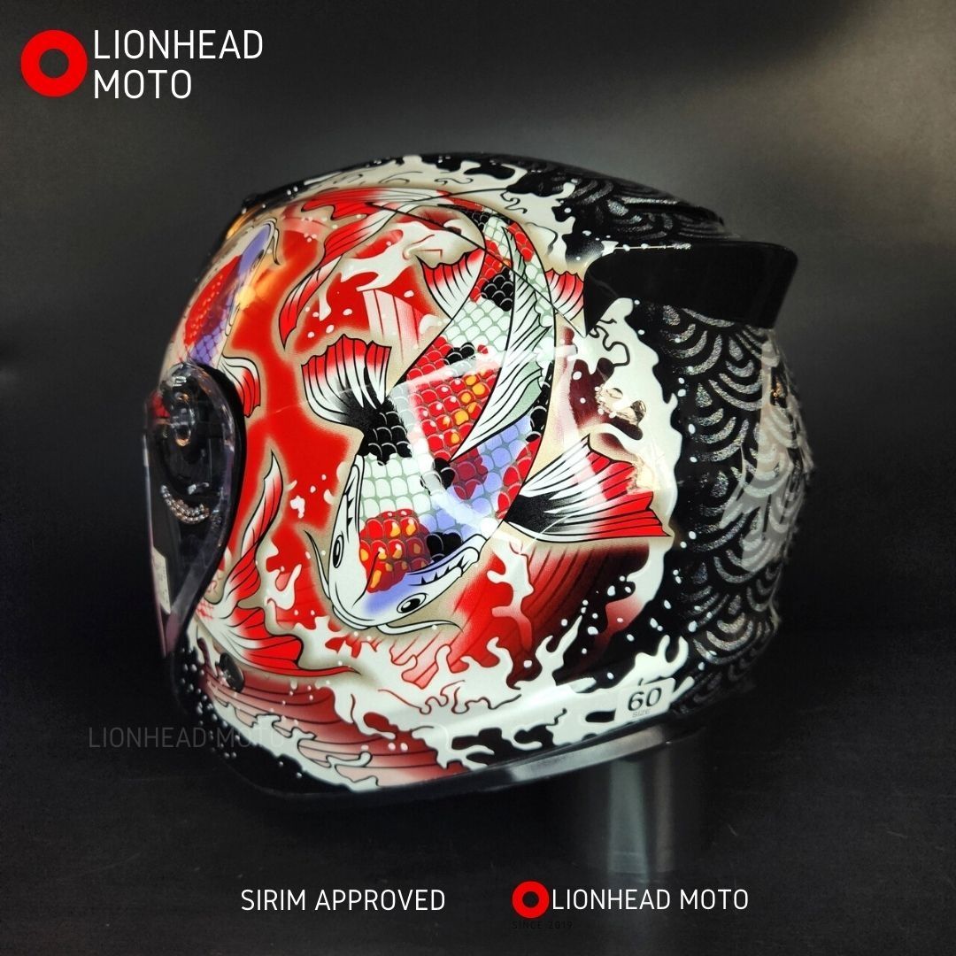 ARC XR KOI MOTORCYCLE HELMET FREE DELIVERY, Motorcycles, Motorcycle ...