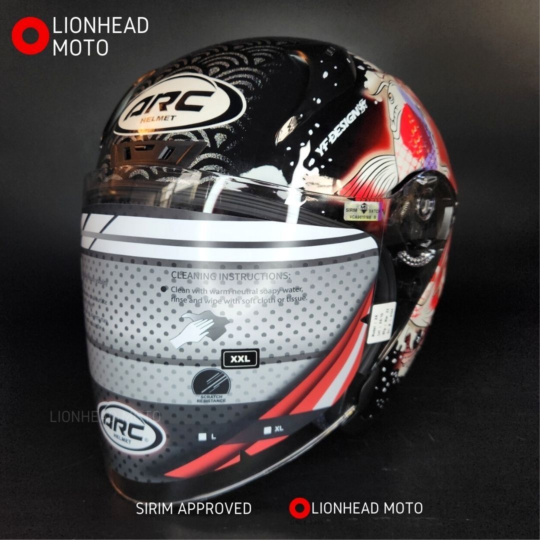 ARC XR KOI MOTORCYCLE HELMET FREE DELIVERY, Motorcycles, Motorcycle ...