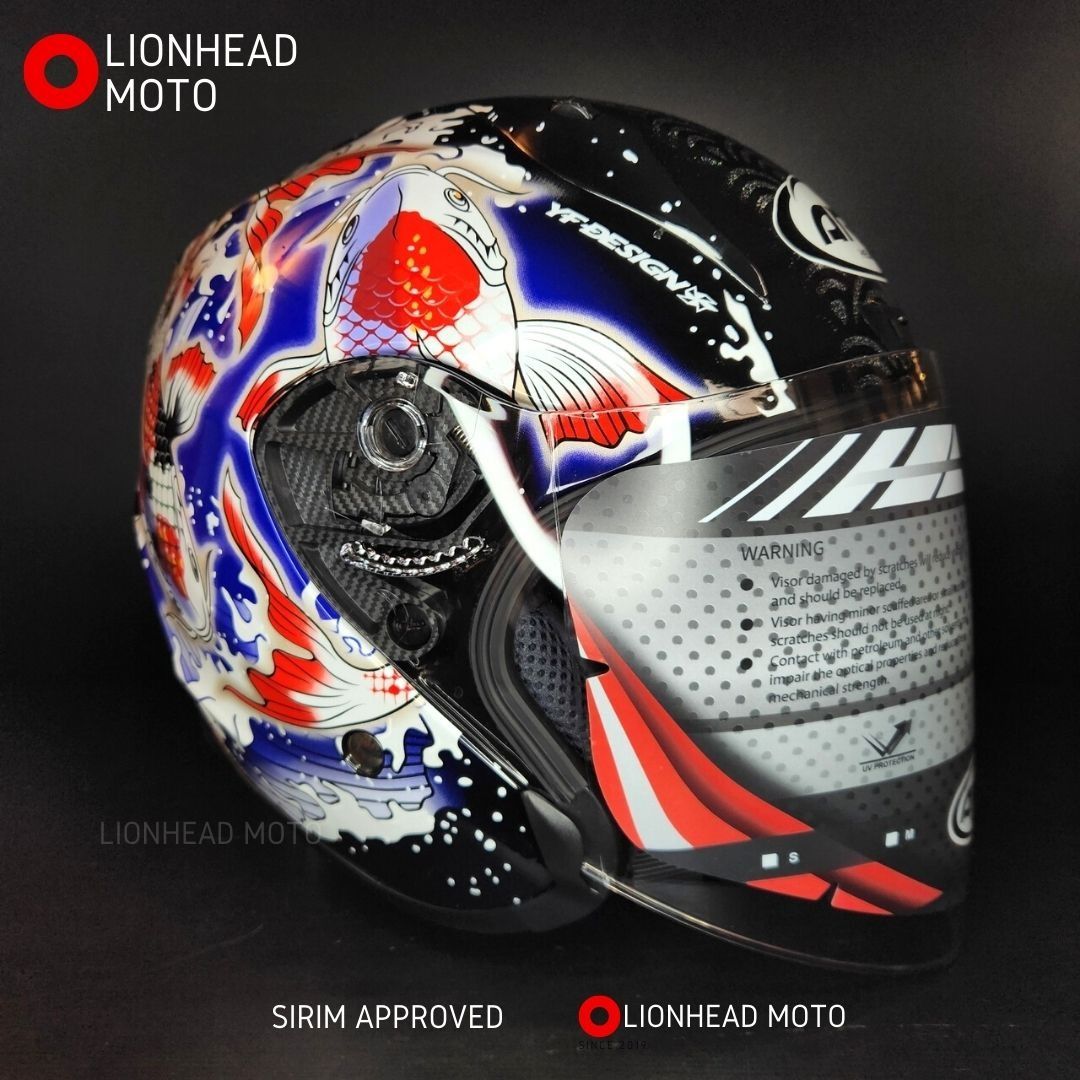 ARC XR KOI MOTORCYCLE HELMET FREE DELIVERY, Motorcycles, Motorcycle ...