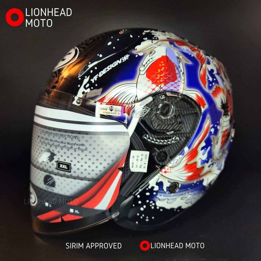 ARC XR KOI MOTORCYCLE HELMET FREE DELIVERY, Motorcycles, Motorcycle ...