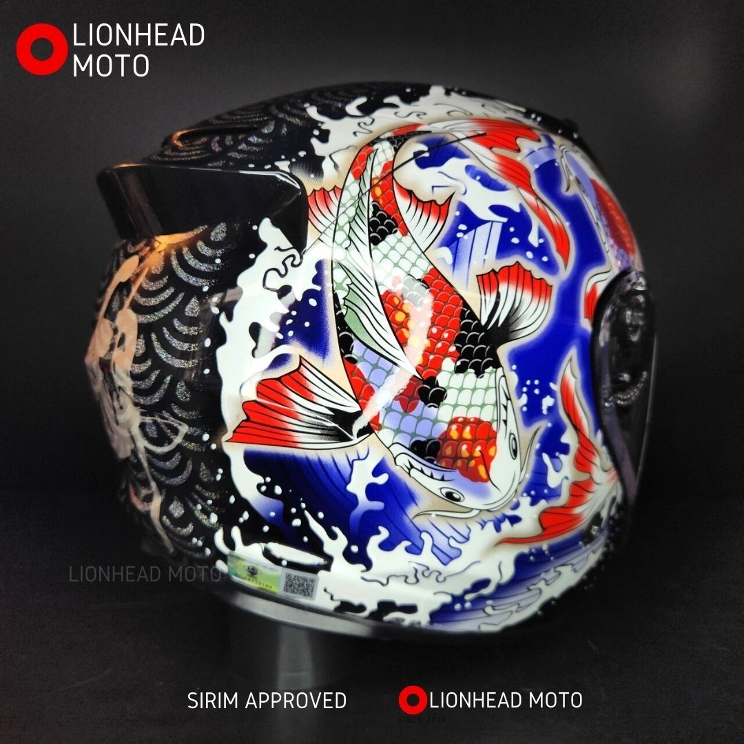 ARC XR KOI MOTORCYCLE HELMET FREE DELIVERY, Motorcycles, Motorcycle ...