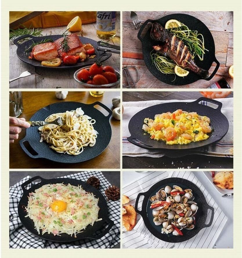 Arisu Casting Griddle (IH) 輕便易潔燒烤盤 (IH電磁爐適用) - 29cm白色版, 運動產品, 行山及露營 - Carousell