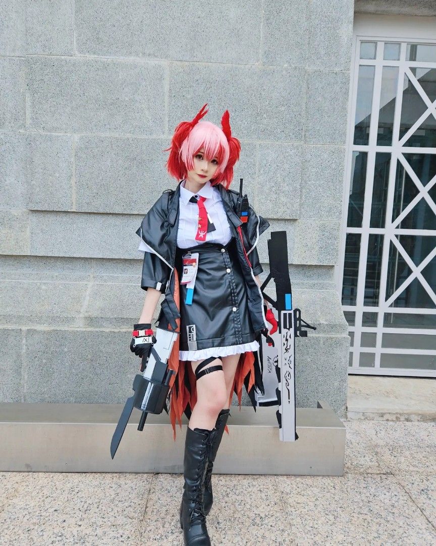 Arknights Fiammetta Cosplay Costume Cos Wig, Hobbies & Toys ...