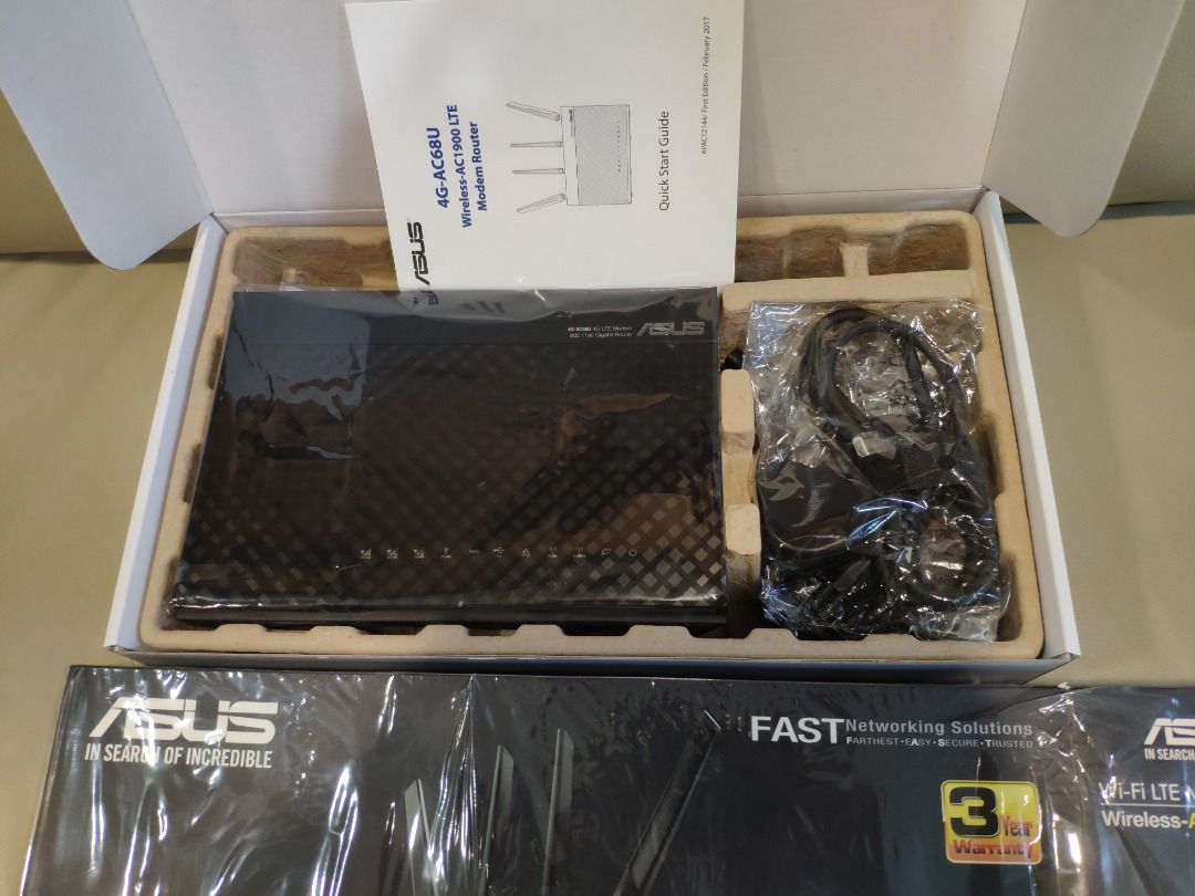 ASUS 4G-AC68U 4G LTE Modem WIFI Router, Computers & Tech, Parts ...