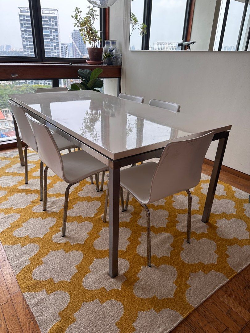 Australian dining table set (w/6 chairs), Furniture & Home Living ...