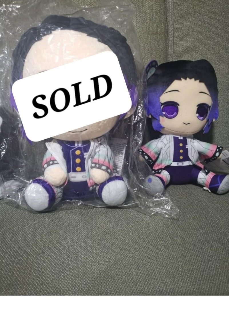 Authentic Toreba Japan Demon Slayer Shinobu soft toy plush plushie ...