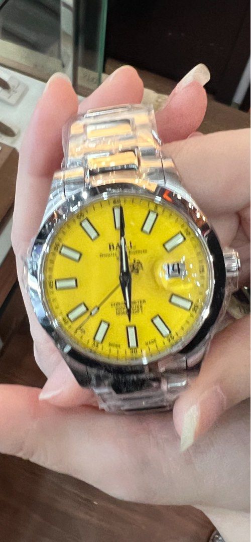 Ball watch- Yellow, Luxury, Watches on Carousell