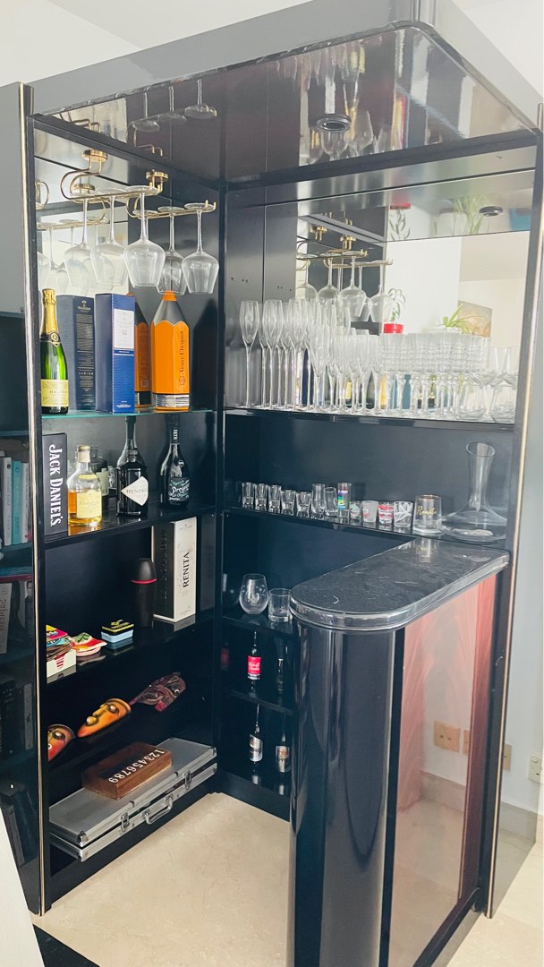 Beautiful wooden standing bar, Furniture & Home Living, Furniture ...