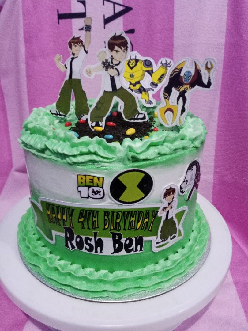 Ben 10 customize cake, Food & Drinks, Homemade Bakes on Carousell