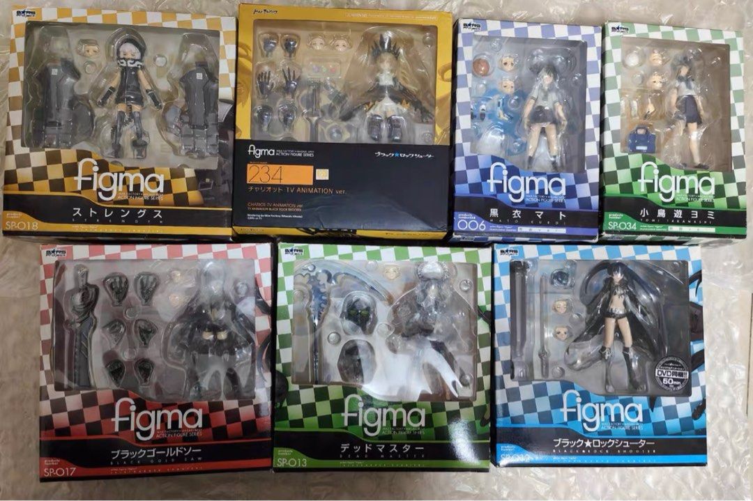 BLACK ROCK SHOOTER FIGMA SP-018 234 006 SP-034 SP-017 SP-013 SP-012, Hobbies & Toys, Toys ...