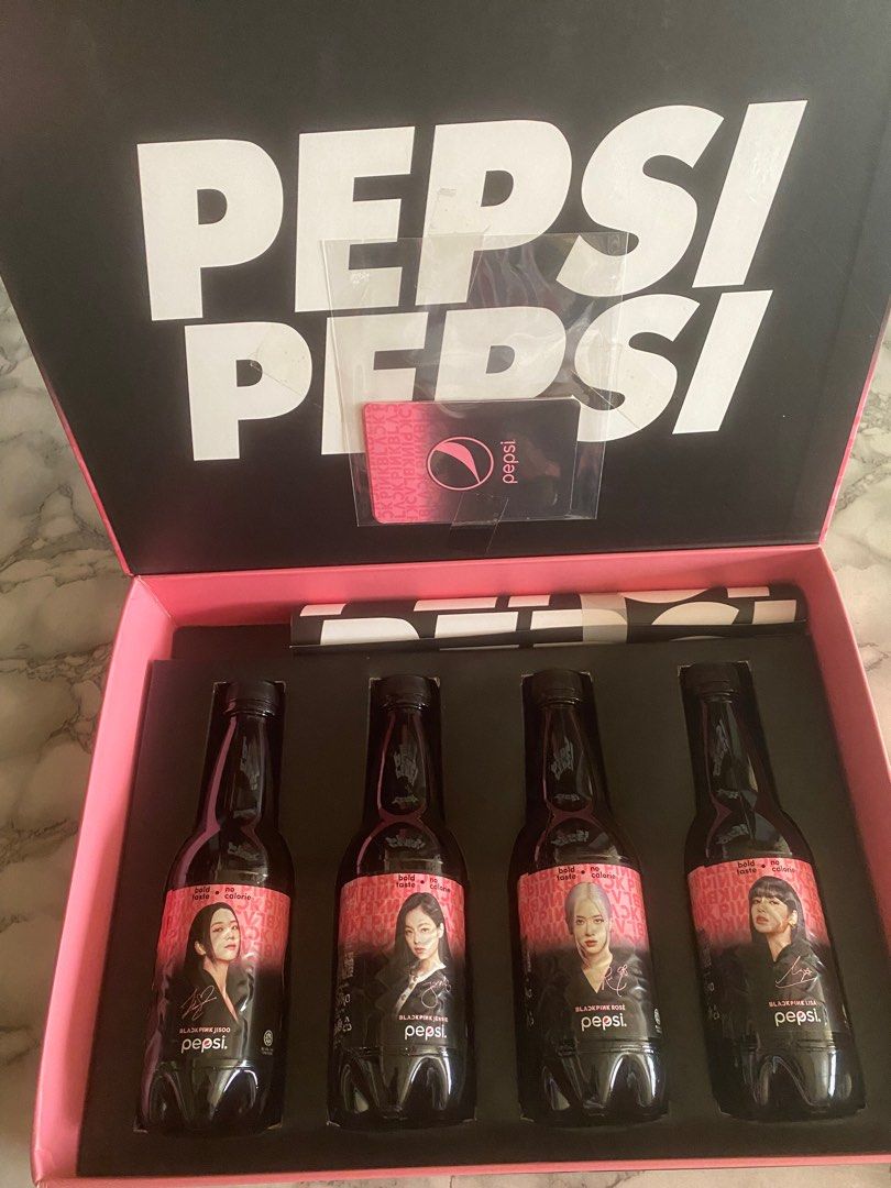 BLACKPINK PEPSI PINK BOX MALAYSIA, Hobbies & Toys, Memorabilia ...