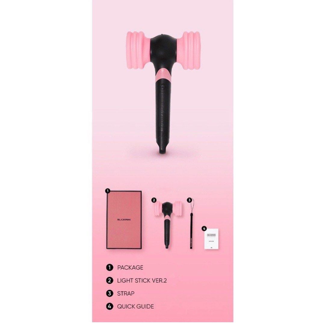 Blackpink version 2 lightstick bp lightstick Kpop hammer lightstick new ...