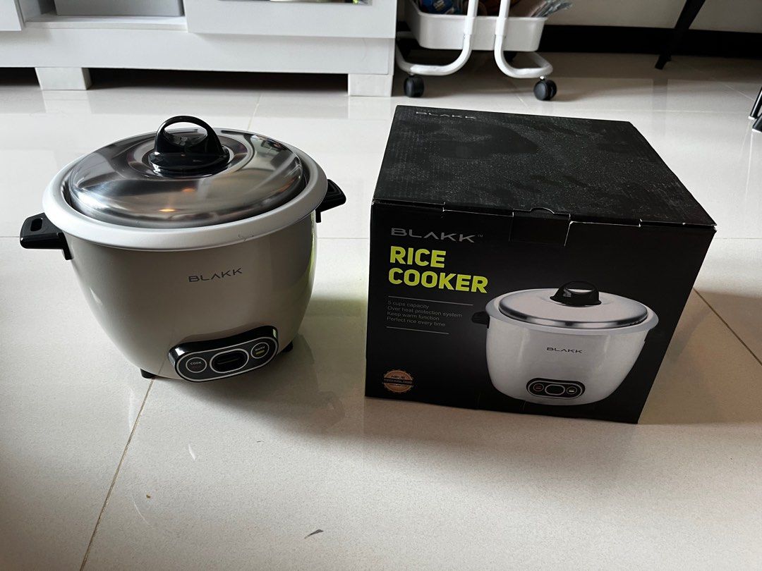 Blakk Rice Cooker (5 cups), TV & Home Appliances, Kitchen Appliances ...