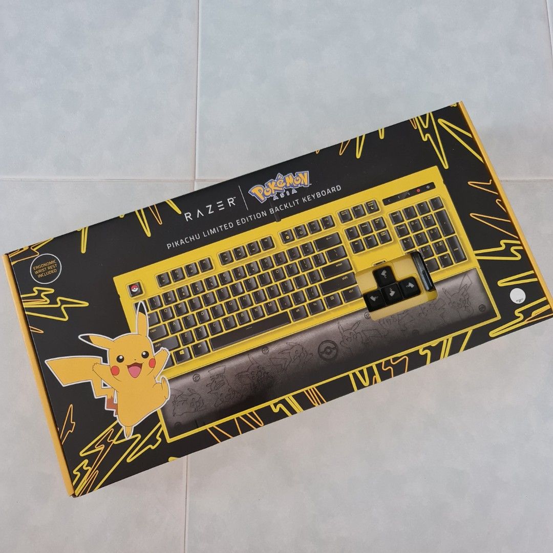BNIB Razer Pokemon Pikachu Keyboard, Computers & Tech, Parts ...