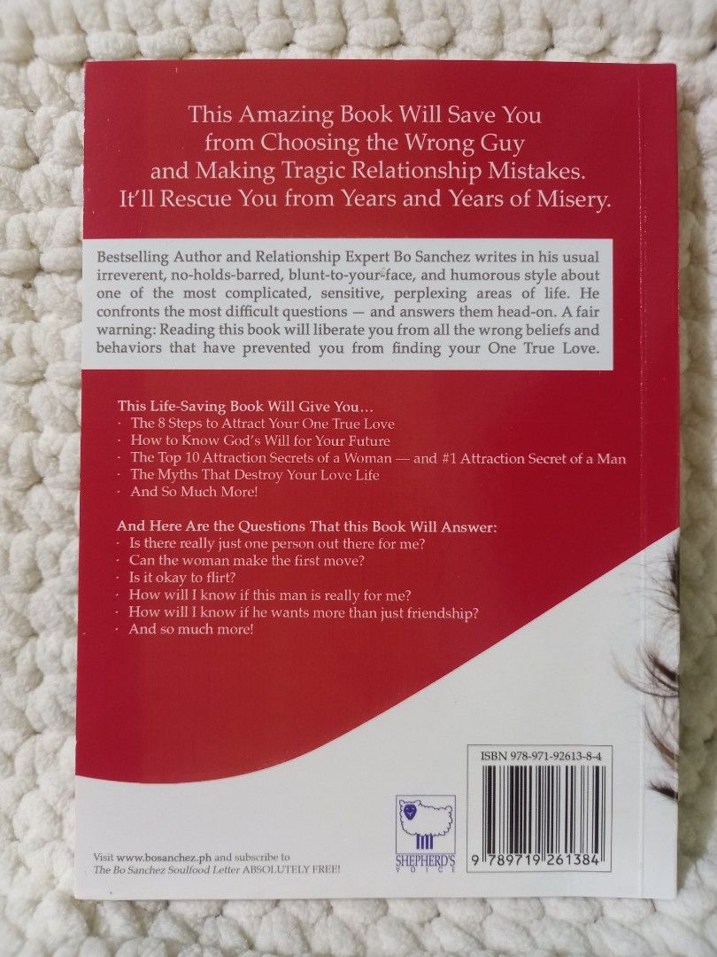 Bo Sanchez How to Find Your One True Love, Hobbies & Toys, Books & Magazines, Fiction & Non ...