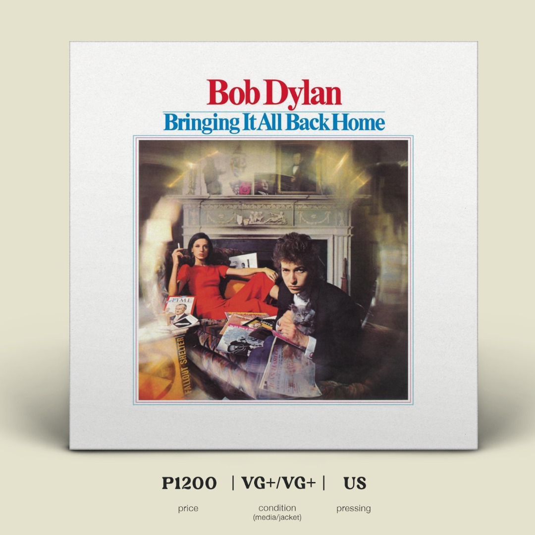 Bob Dylan - Bringing It All Back Home Vinyl Record, Hobbies & Toys ...