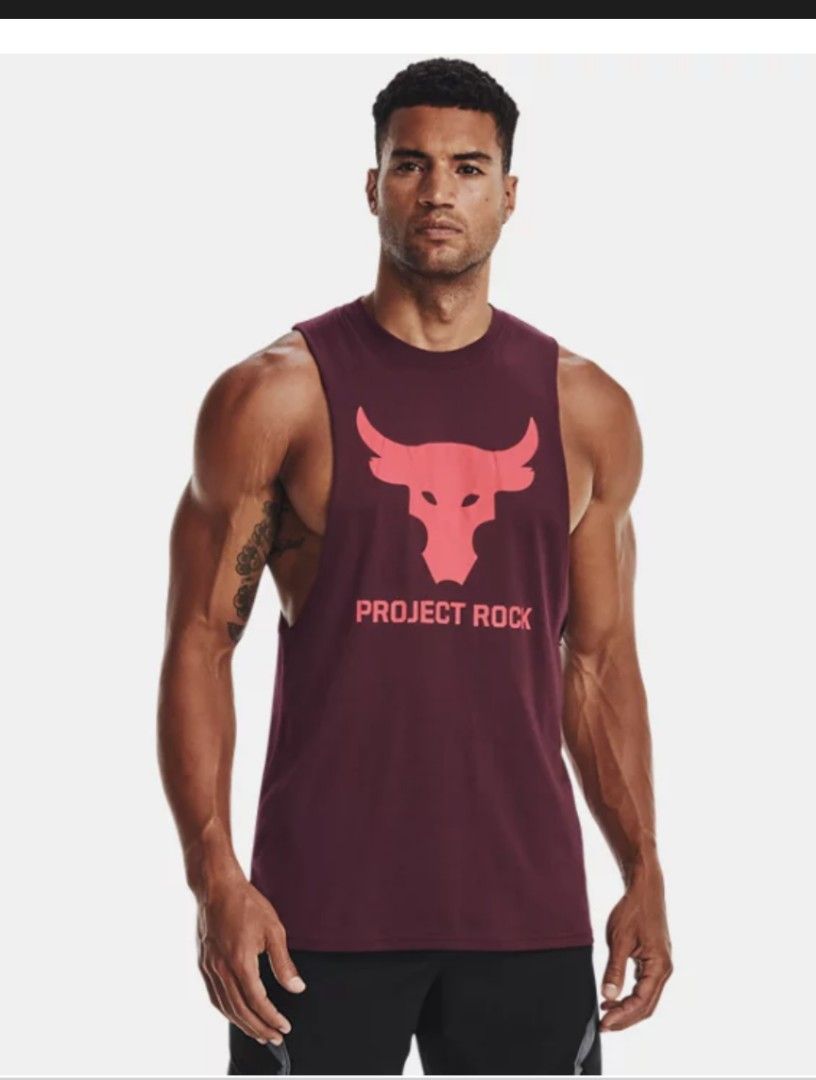 Brand New Large Project Rock Tank, Men's Fashion, Activewear on Carousell