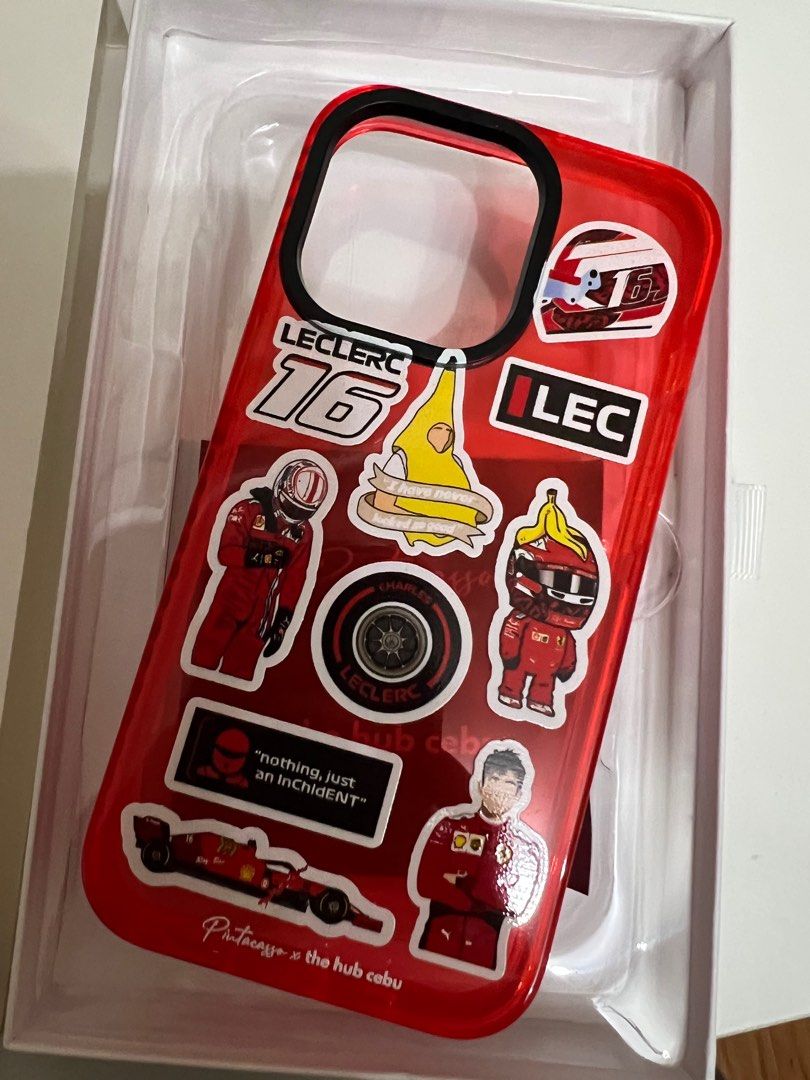 [BRAND NEW] The Hub Cebu x F1 Charles Leclerc Case, Mobile Phones ...