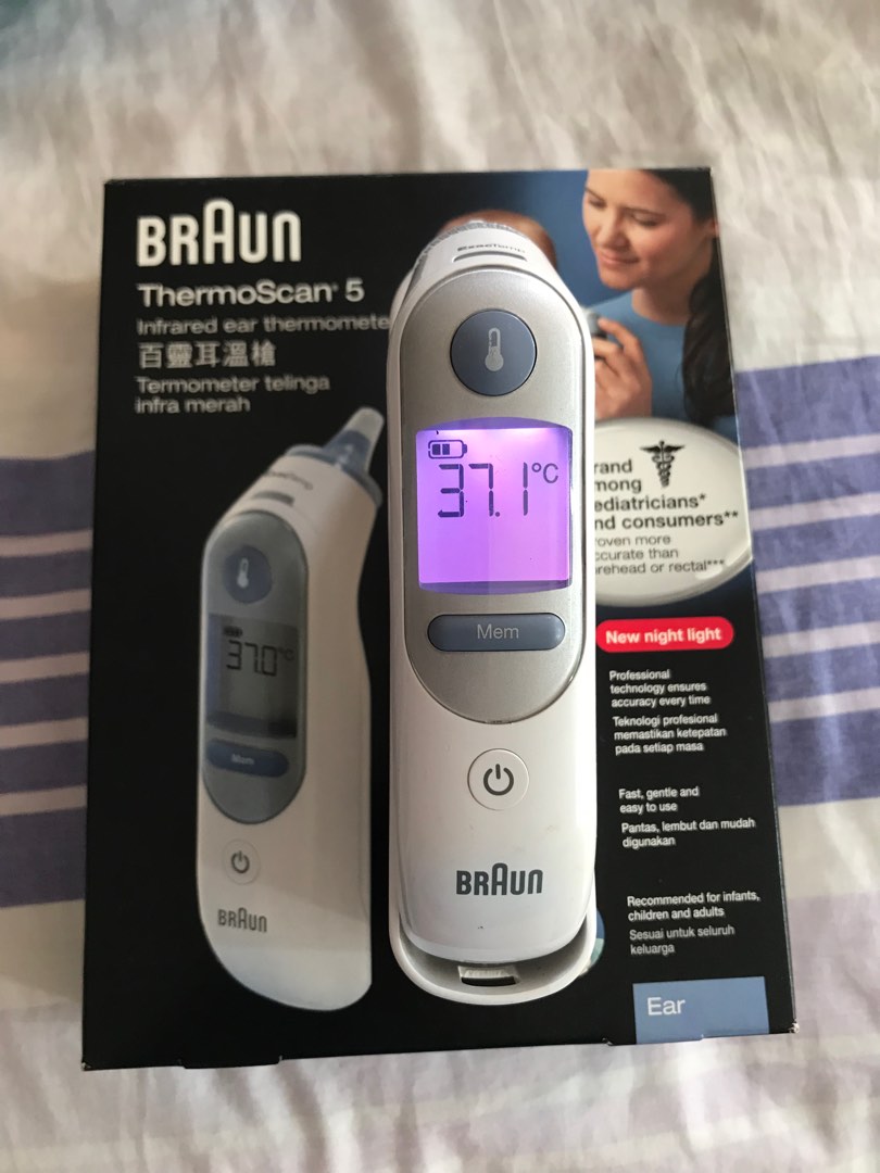 Braun ThermoScan 5, Health & Nutrition, Thermometers on Carousell