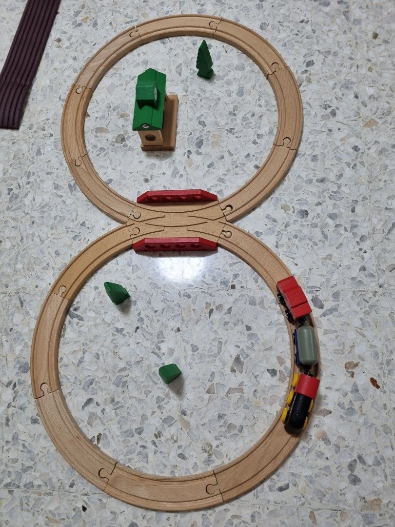 Brio Train Tracks with IKEA train, Hobbies & Toys, Toys & Games on ...