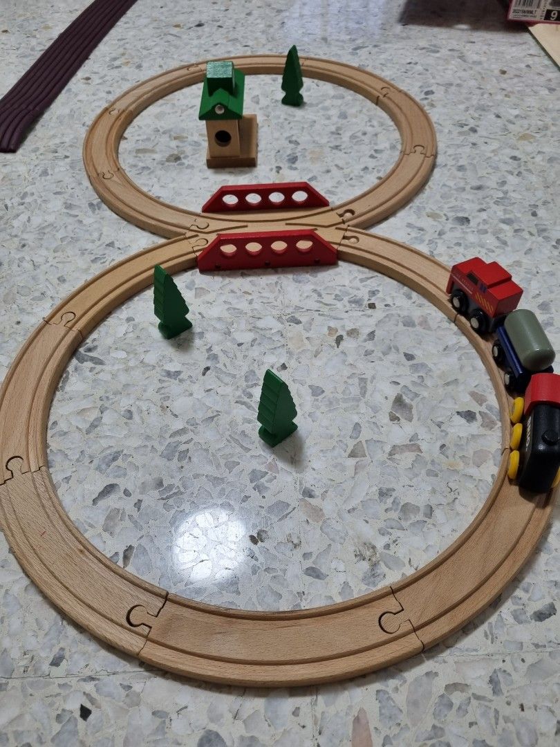 Brio Train Tracks with IKEA train, Hobbies & Toys, Toys & Games on ...