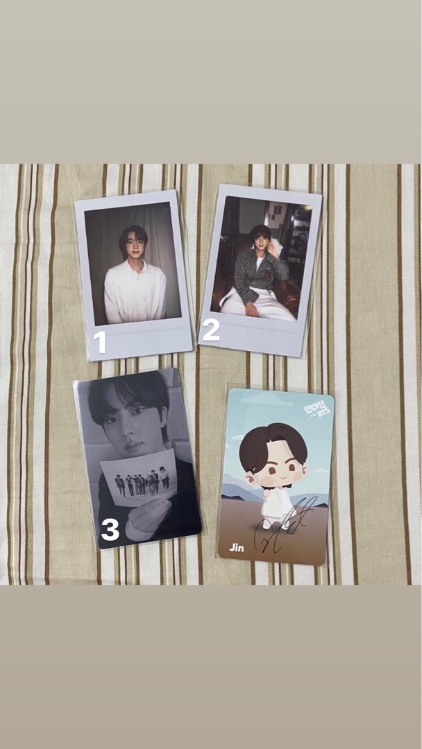 Bts Jin Pola And Proof Rpc Hobbies And Toys Memorabilia And Collectibles K Wave On Carousell