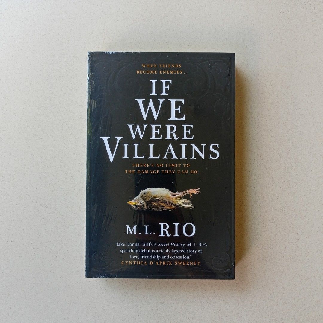 Buku If We Were Villains M. L. Rio (English) New, Buku & Alat Tulis ...