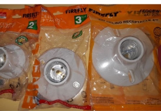 Bulb Receptacle Firefly Ceiling Receptacle 2" 3" 4" (per pc) on Carousell