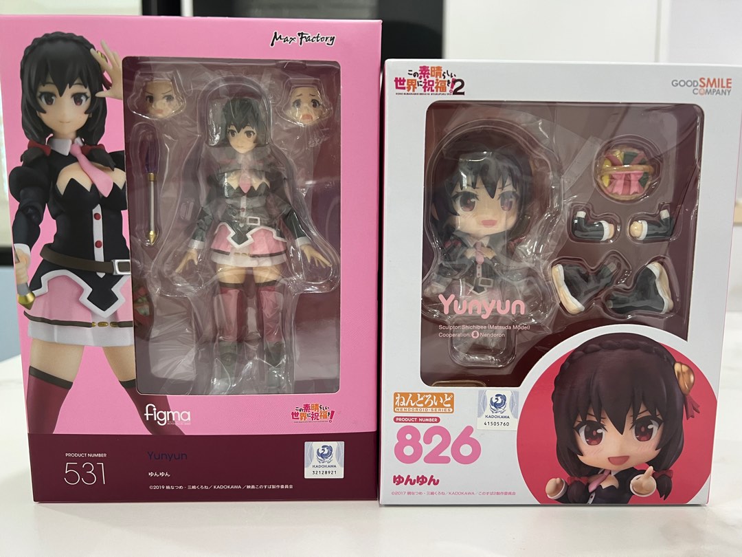 [Bundle] Nendoroid Figma Yunyun Konosuba Legend of Crimson 531 826 ...