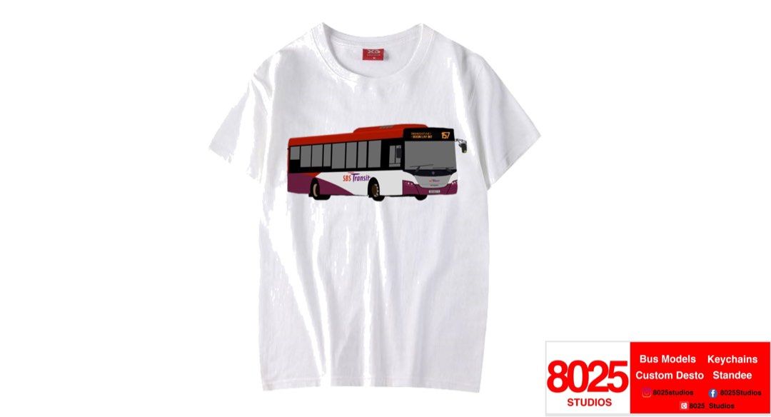 Bus Design T Shirt, Men's Fashion, Tops & Sets, Tshirts & Polo Shirts ...