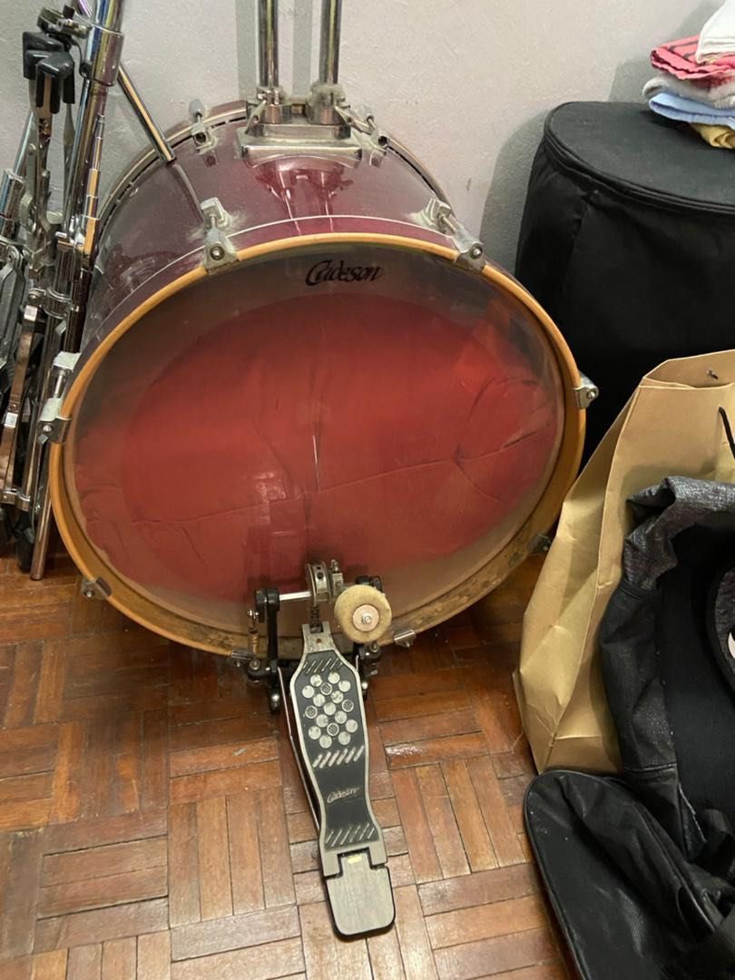 FULLSET Cadeson Stadium LX Drum With Zildjian Cymbals and SoundProof ...