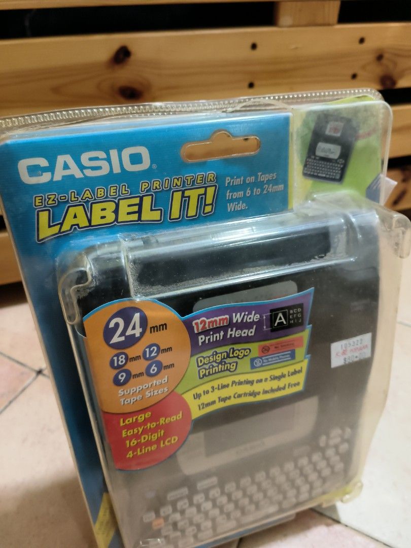 Casio EZ-Label Printer, Computers & Tech, Printers, Scanners & Copiers ...