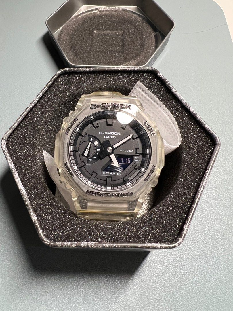 Casio G-Shock Casioak GA-2100SKE-7ADR, Men's Fashion, Watches ...