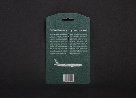Cathay Pacific B777-200 B-HND Aviation Tag, Hobbies & Toys, Memorabilia ...